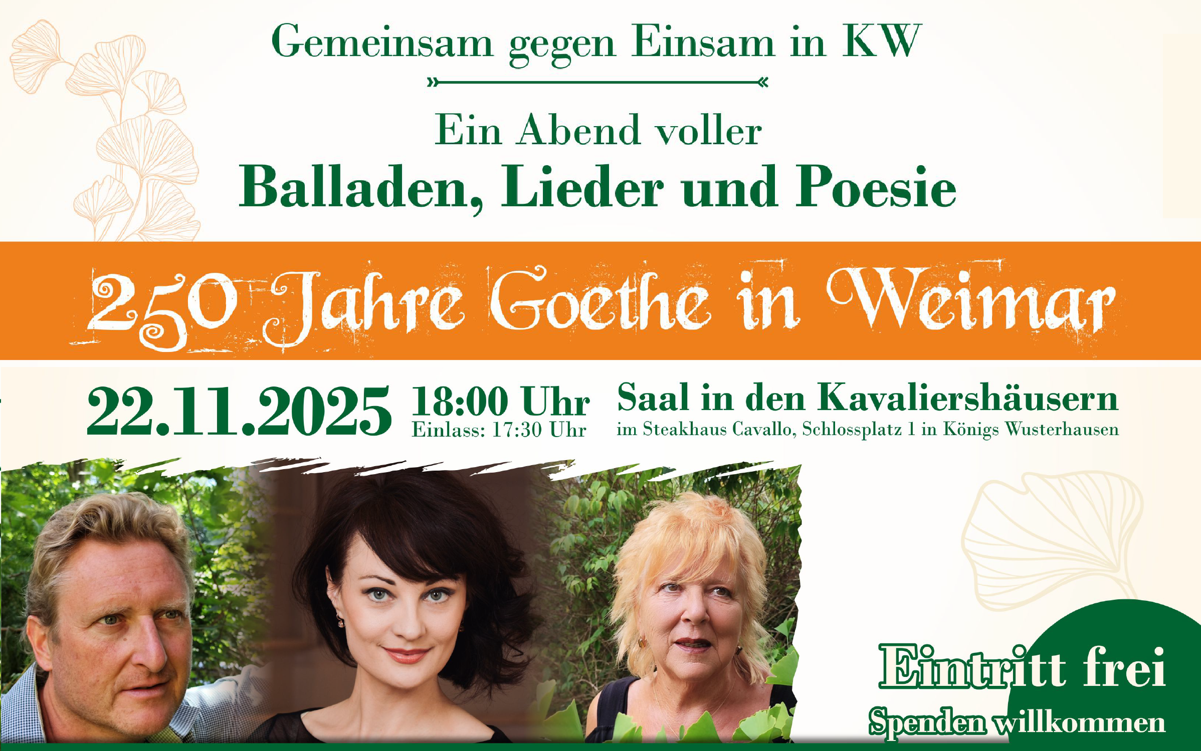 250 Jahre Goethe in Weimar